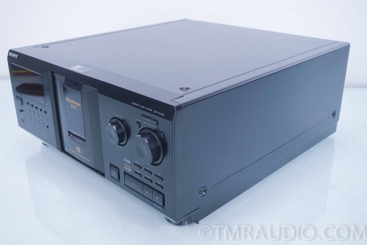 SONY CDP-CX355 300 Compact Disc MEGASTORAGE CD Player Changer Jukebox ...