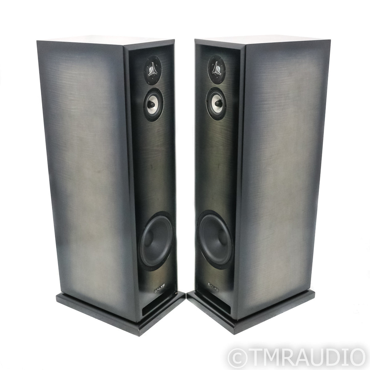 Salk Song 3 Encore Floorstanding Speakers; Pair; Curly Maple with Silv ...