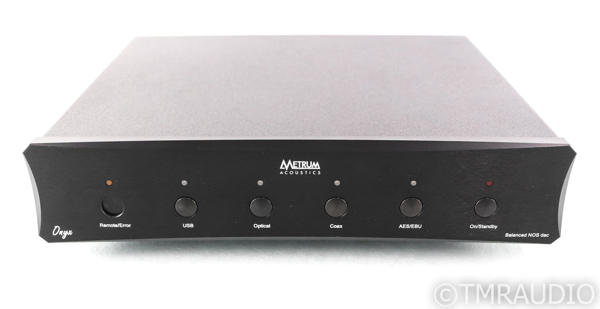 Metrum Acoustics Onyx DAC; Remote; Black; D/A Converter — The Music Room