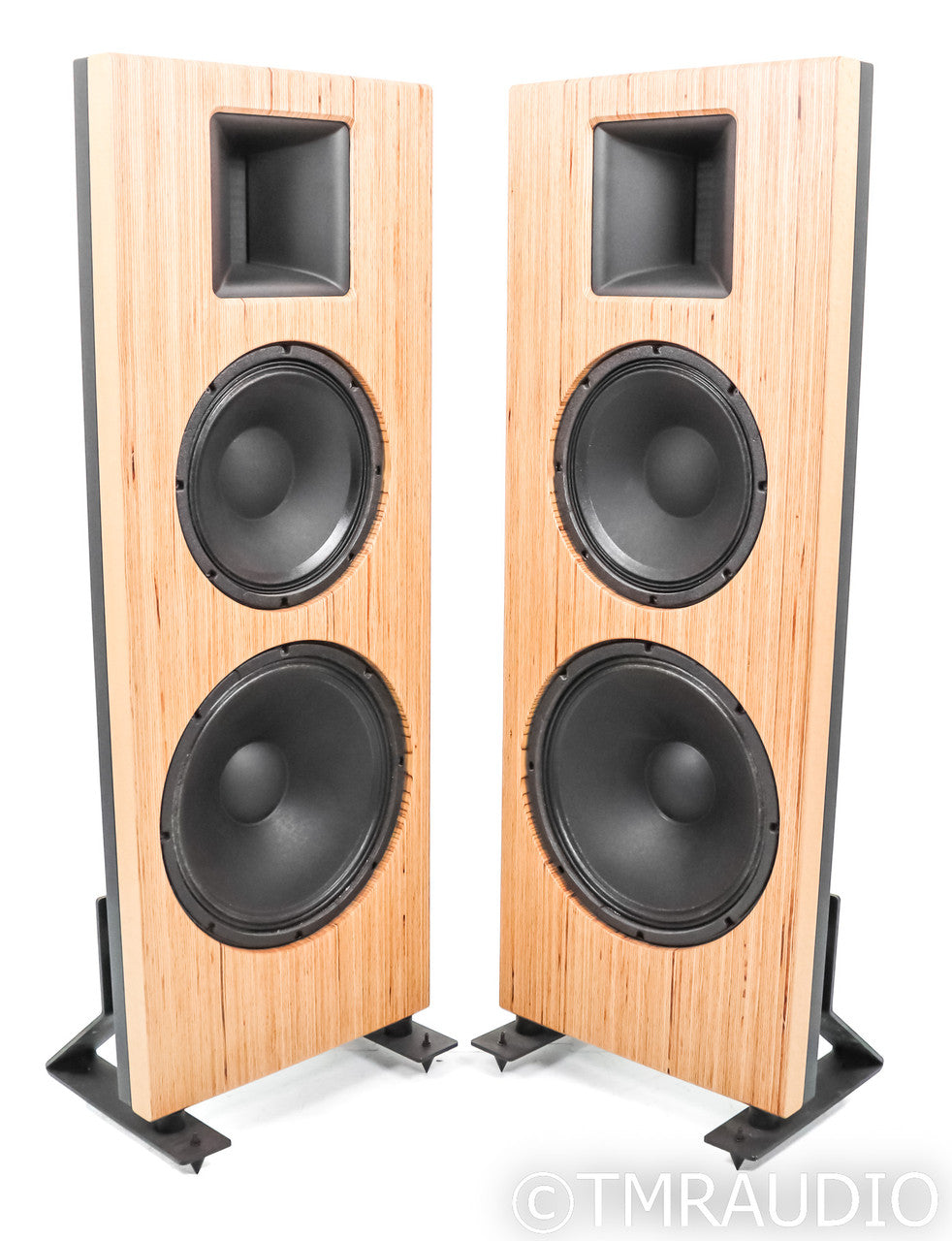 Spatial Audio X3 Open Baffle Powered Floorstanding Speakers; X-3; Mapl ...
