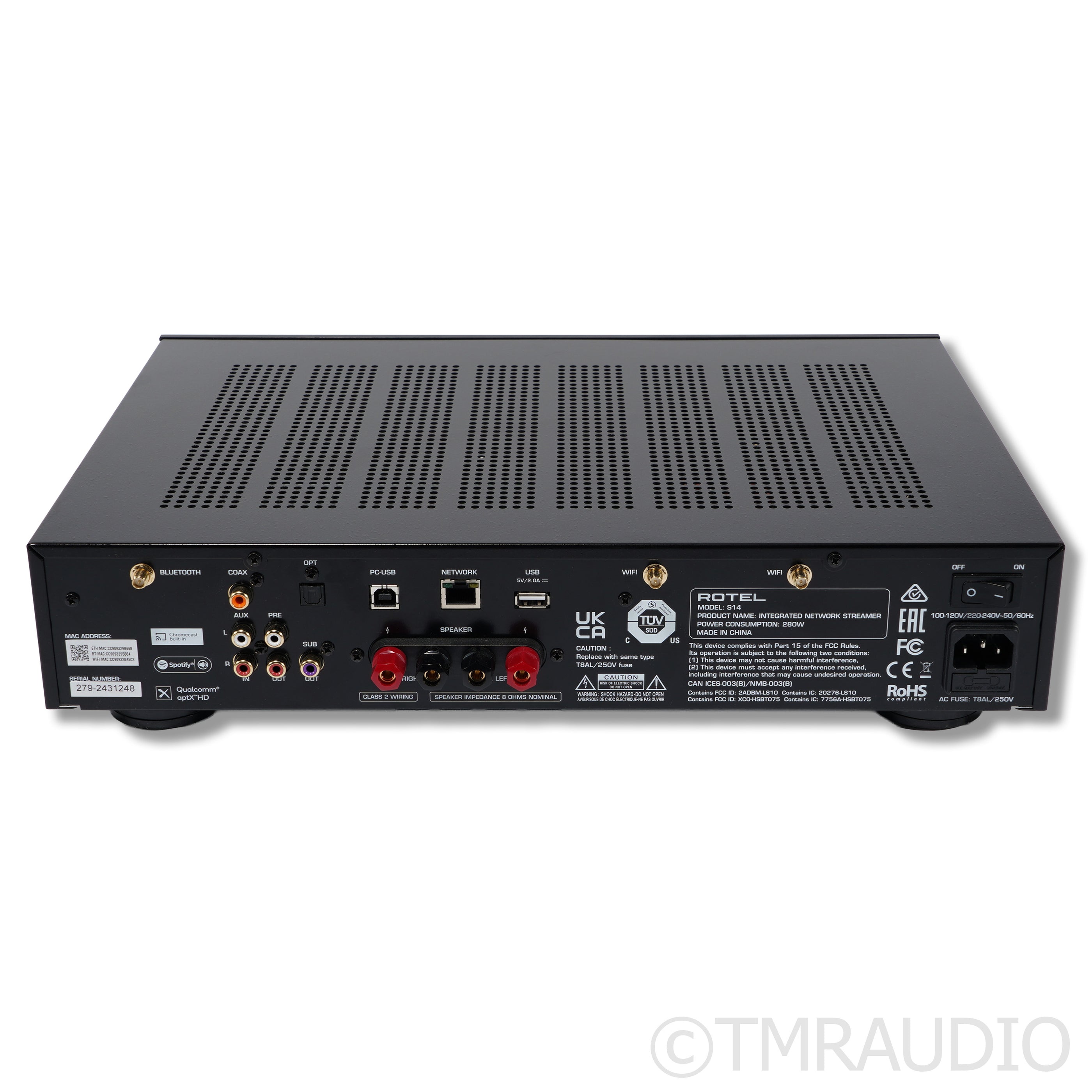 Rotel S14 Integrated Streaming Amplifier / DAC — The Music Room