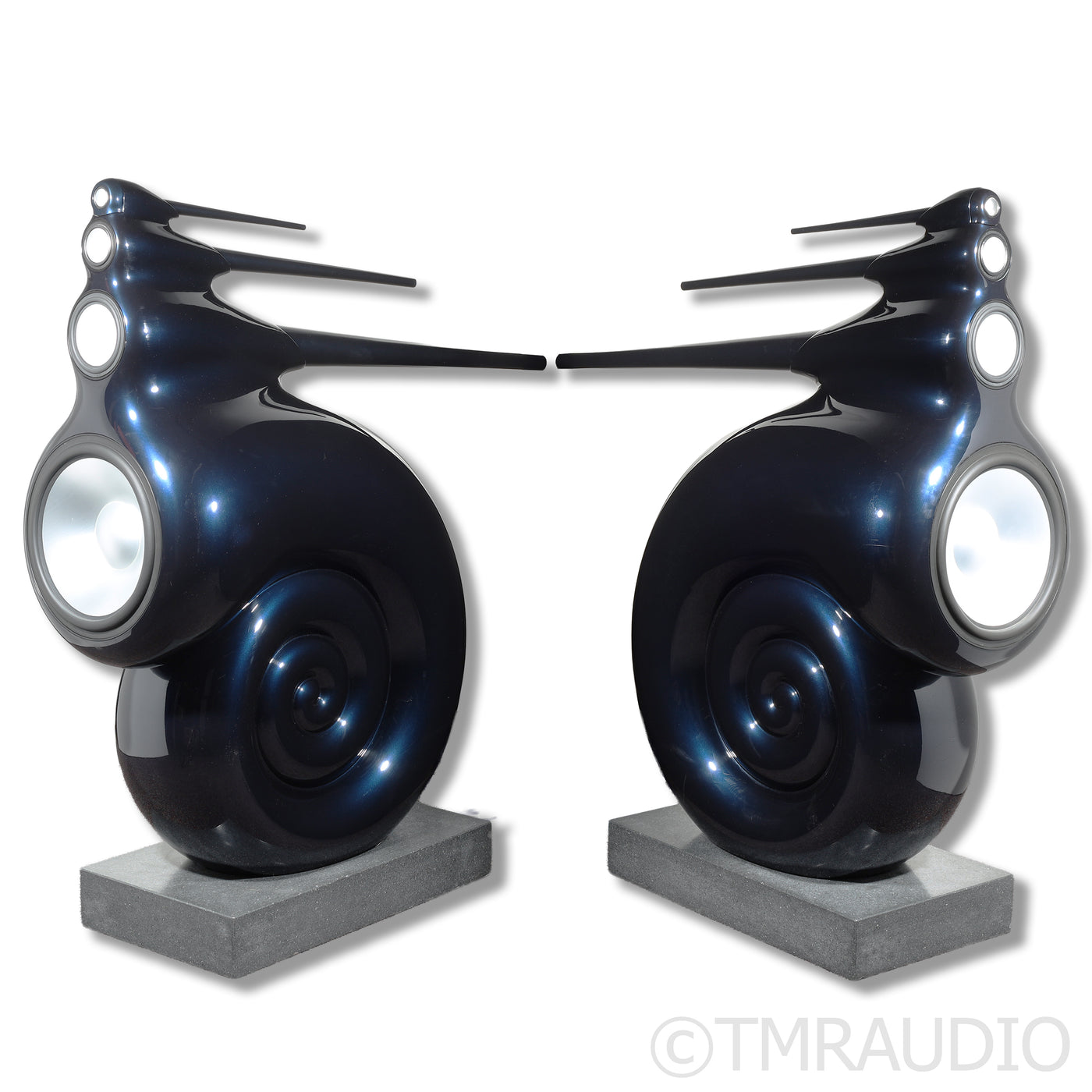 Bowers & Wilkins Nautilus Floorstanding Speakers; Midnight Blue — The ...